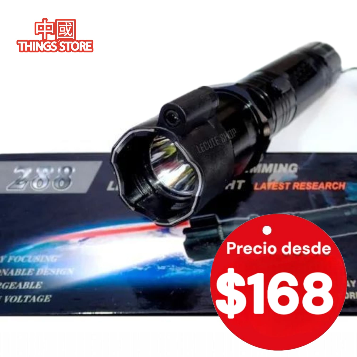 Lampara taser con laser – Things Store